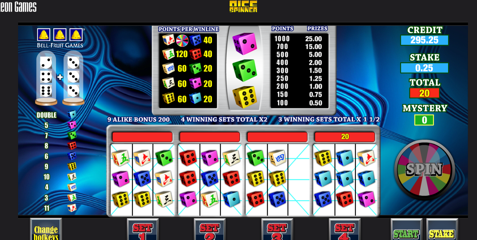 Dice Spinner review door CasinosBelgië | Speel Dice Spinner online